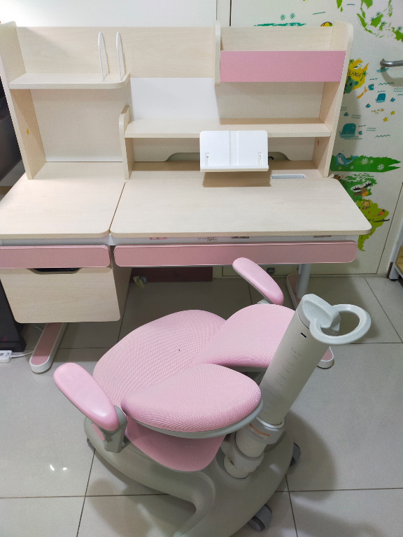 igrow study table & chair for girl, Furniture & Home Living, Furniture ...