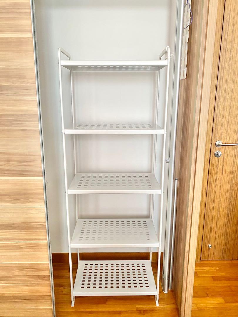 IKEA Rack Mulig White, Furniture & Home Living, Furniture, Shelves ...