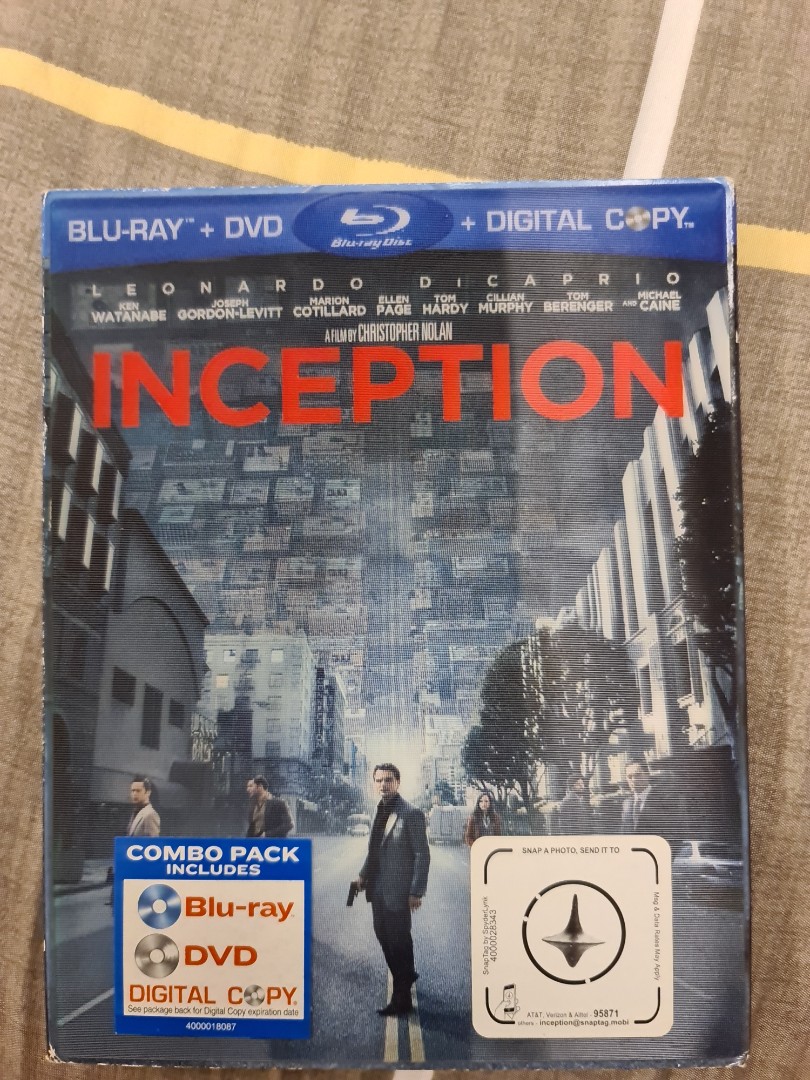 Inception Blu Ray, Hobbies & Toys, Music & Media, CDs & DVDs on Carousell