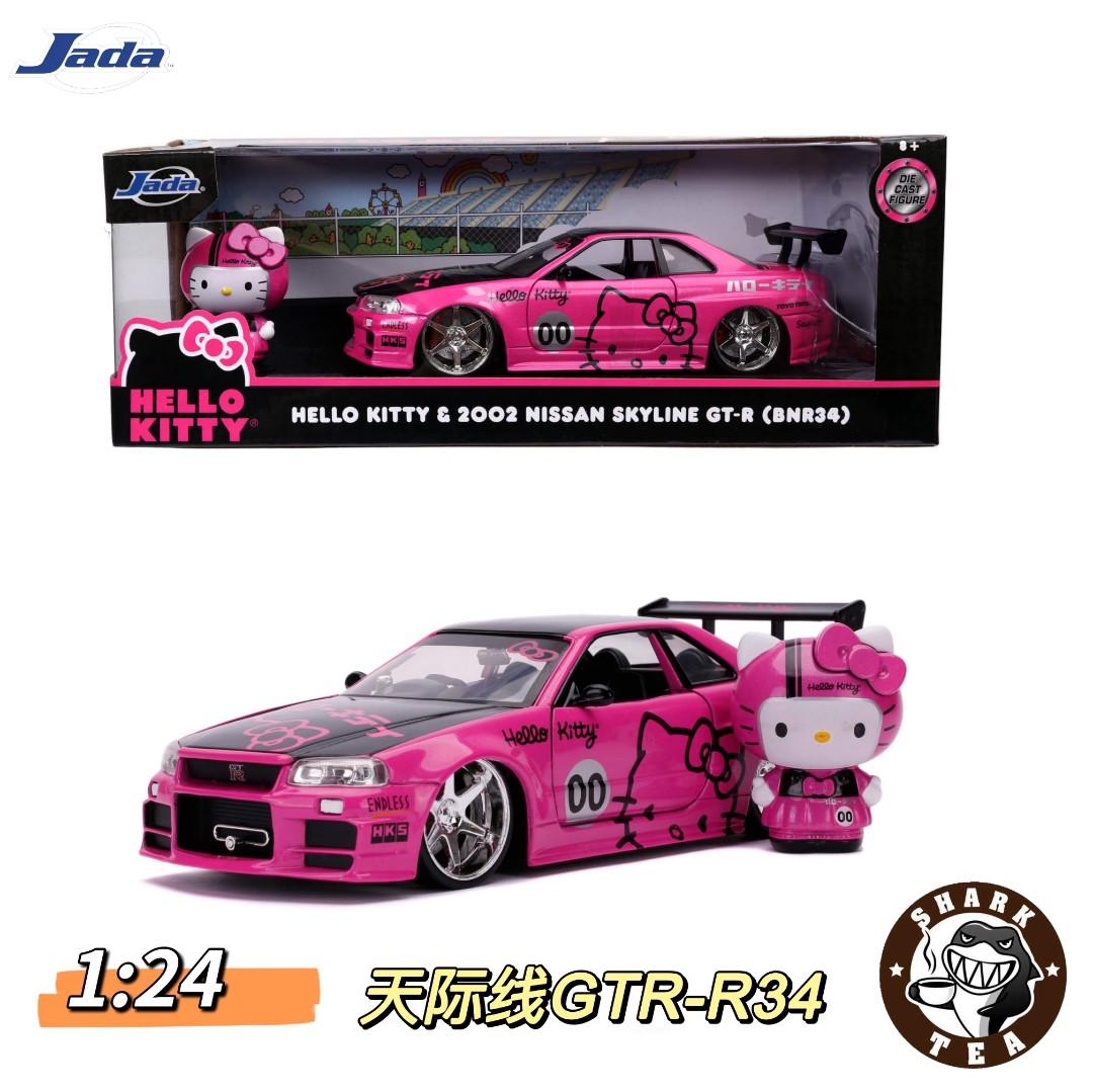 jada 1/24 nissan skyline gtr r34 hello kitty jdm, Hobbies & Toys, Toys ...