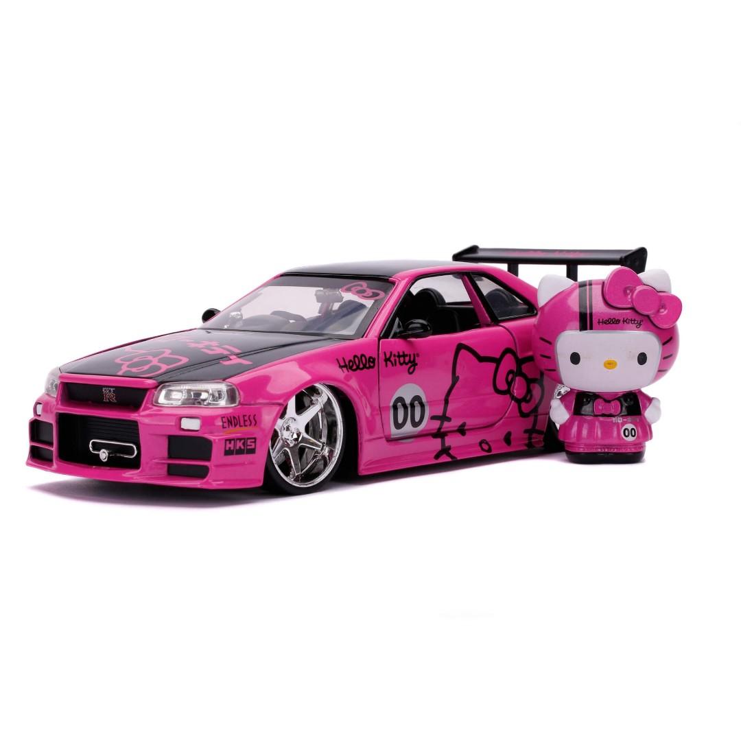 jada 1/24 nissan skyline gtr r34 hello kitty jdm, Hobbies & Toys, Toys ...