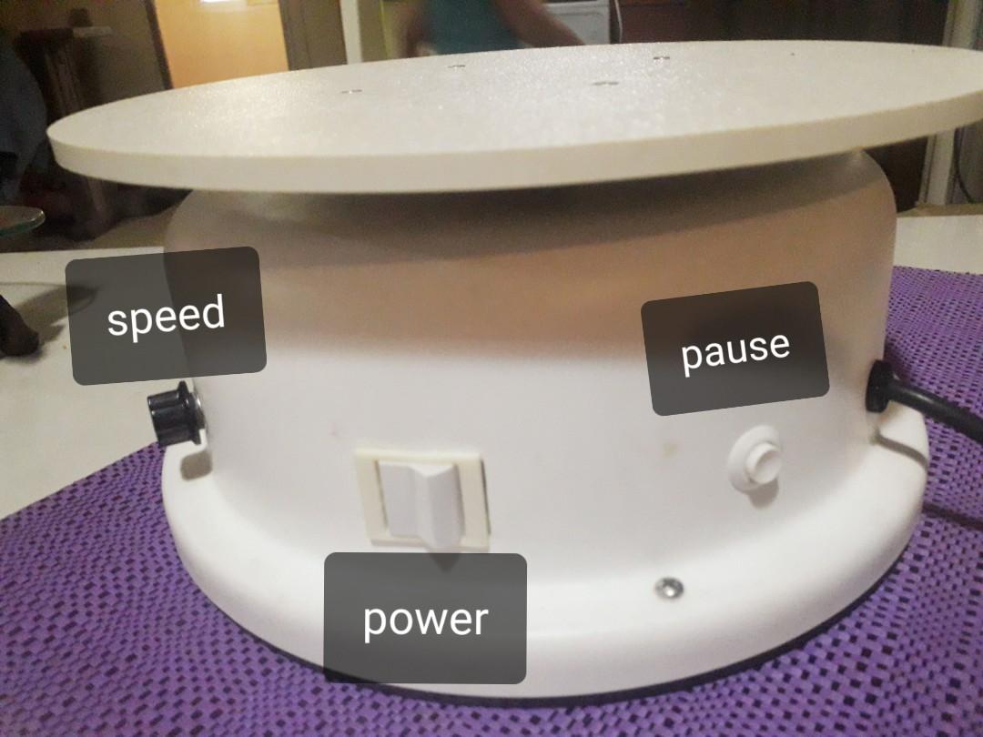 Karousel Electric Cake Turntable, Furniture & Home Living, Kitchenware ...