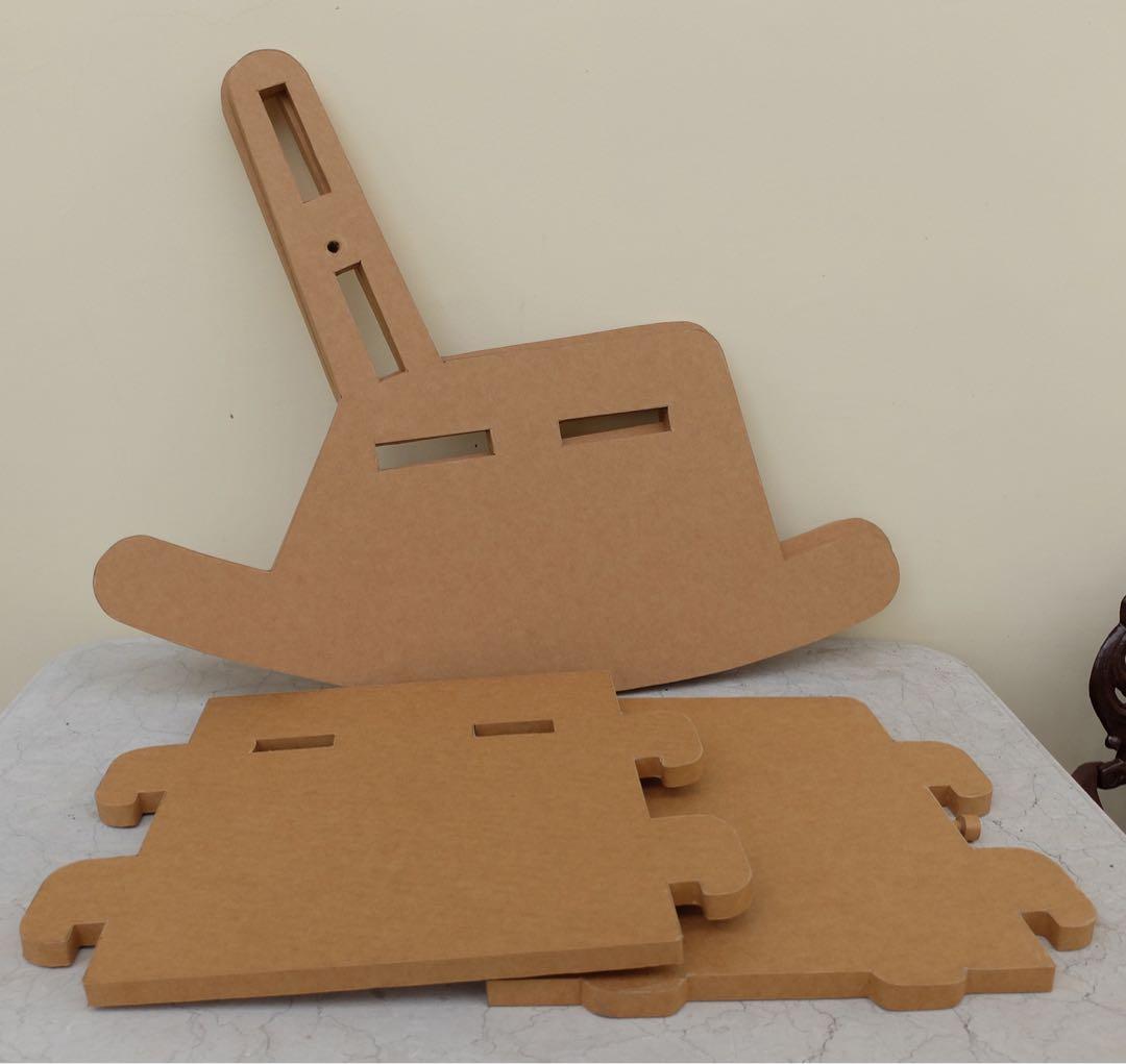 Kiddie Rocking Chair (Cardboard), Babies & Kids, Baby Nursery & Kids ...