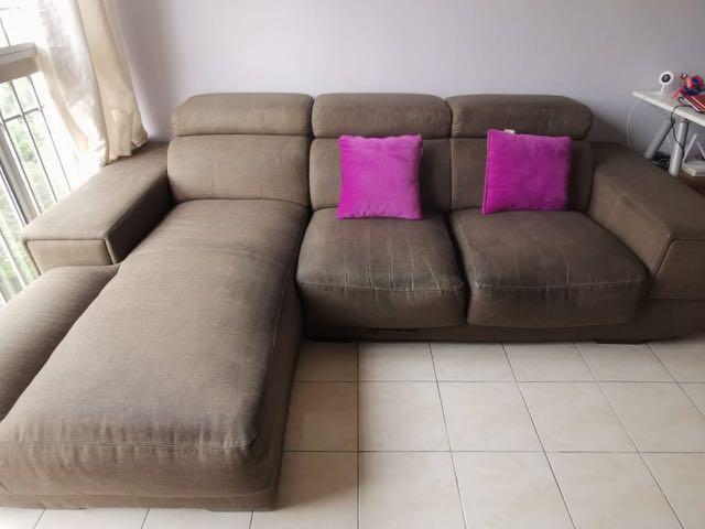 L Sofa 8ft x 6ft, Furniture & Home Living, Furniture, Sofas on Carousell