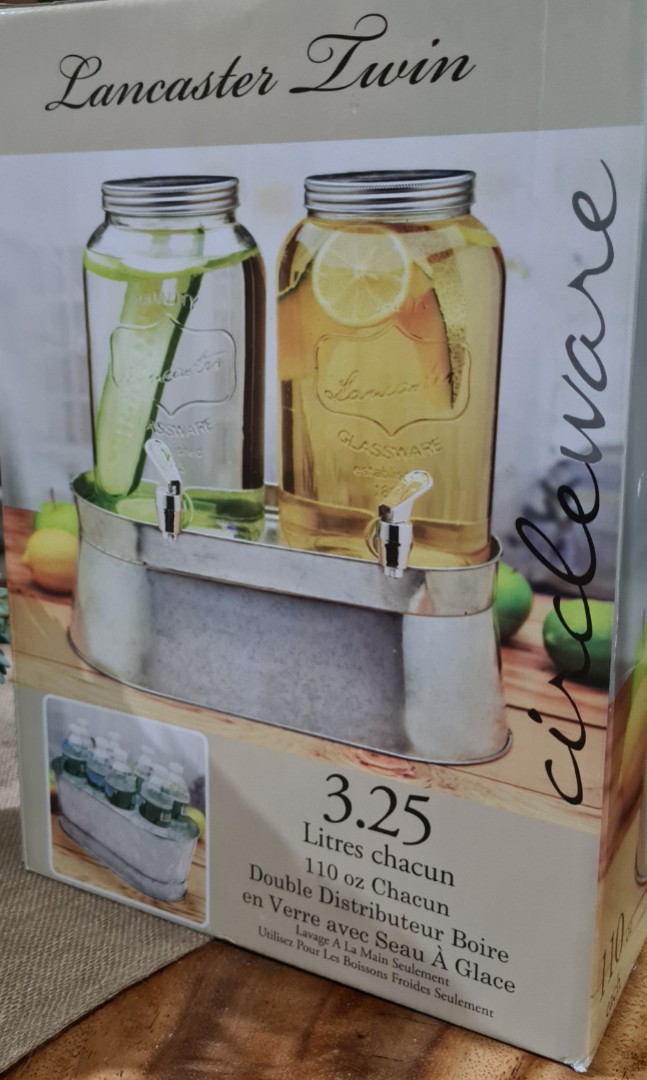 Lancaster Twin Drink dispenser, Furniture & Home Living, Kitchenware ...
