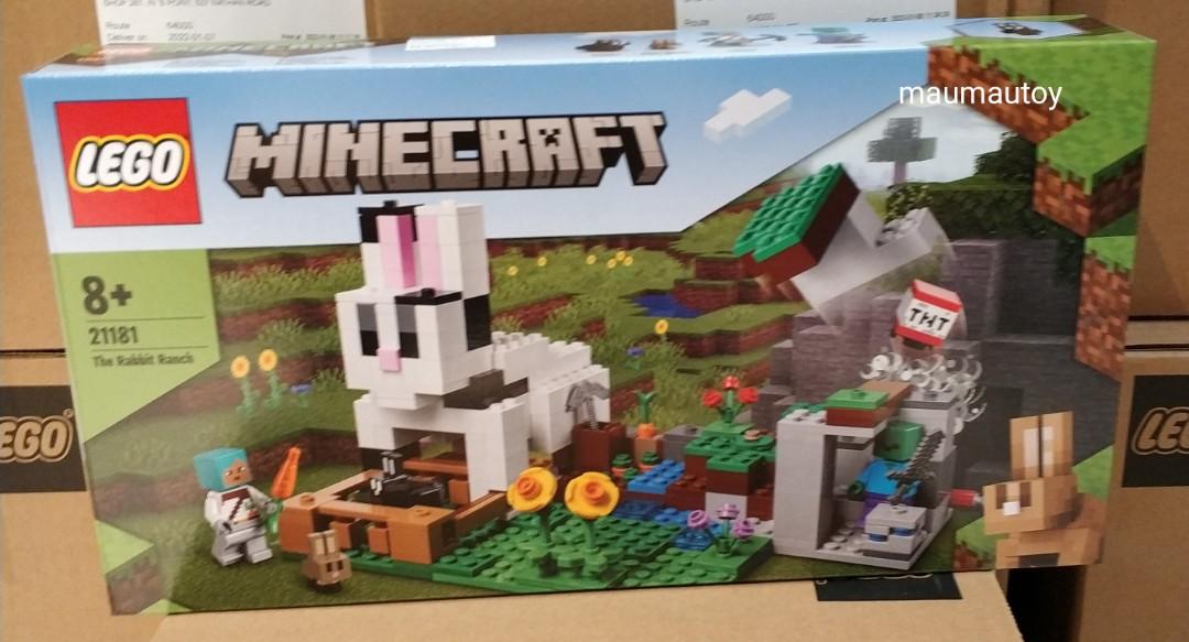 Lego 21181 Minecraft The Rabbit Ranch, 興趣及遊戲, 玩具 & 遊戲類 - Carousell