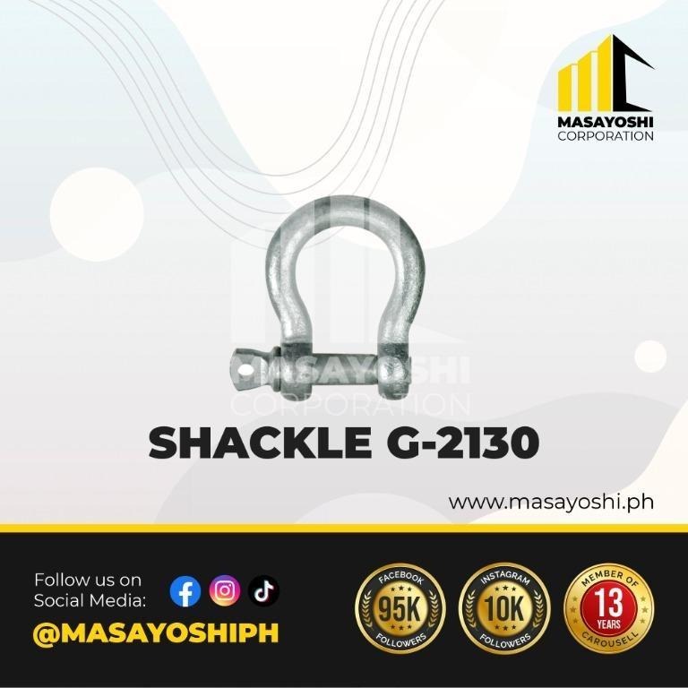 Lifting Shackle G-2130 G-3-011 | Bolt Type Anchor | Lifter | Lifting ...