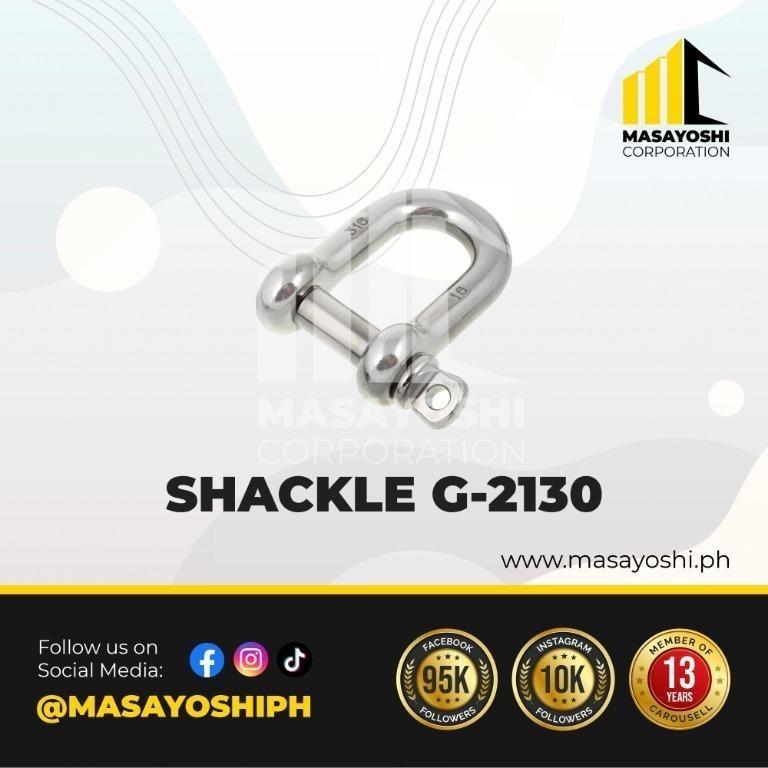 Lifting Shackle G-2130 G-3-013 | Hook | Lifting Equipment | Bolt Type ...