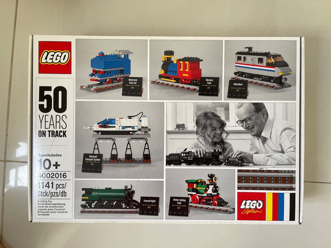 Limited Edition Lego 4002016 50 Years on Track, Hobbies & Toys, Toys ...