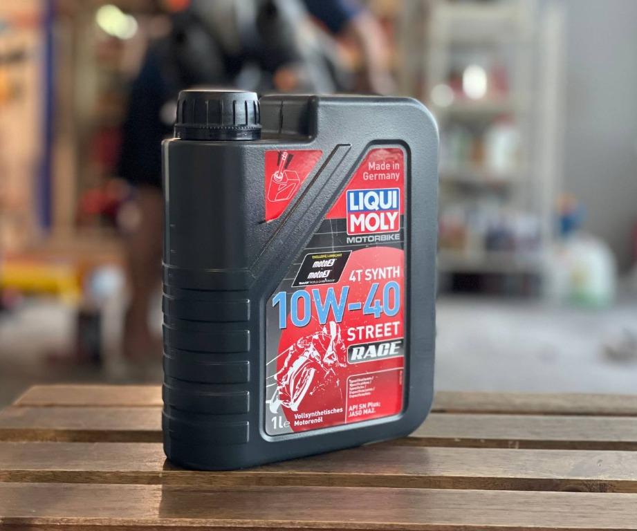Liqui Moly 1L Fully Synthetic 10W40 Street Race Motorcycle Engine Oil, Motorcycles, Motorcycle ...