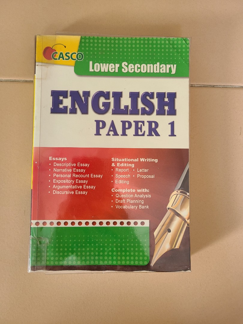 Lower Sec English Paper 1 revision book, Hobbies & Toys, Books ...