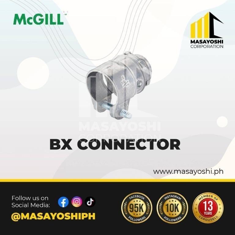 McGill BX Connector (Straight) - 1" | Model# BXS100 | Conduit ...