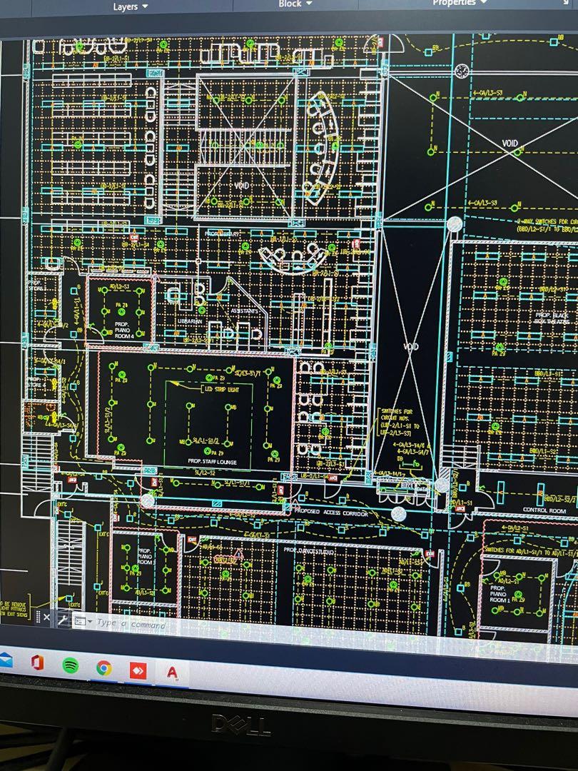 M&E drawings design & draft AutoCAD, Computers & Tech, Printers ...