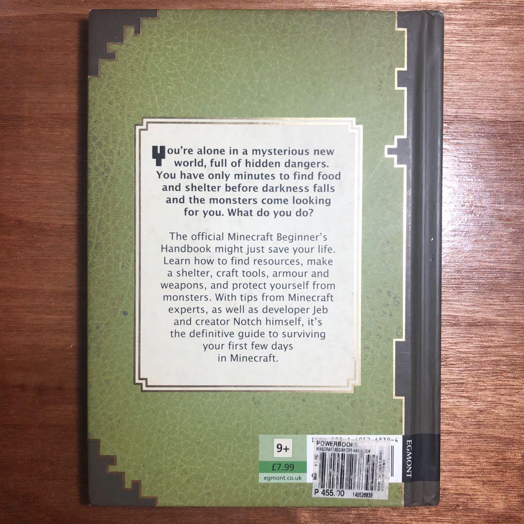 Minecraft Beginner's Handbook - Hard Bound, Hobbies & Toys, Books ...