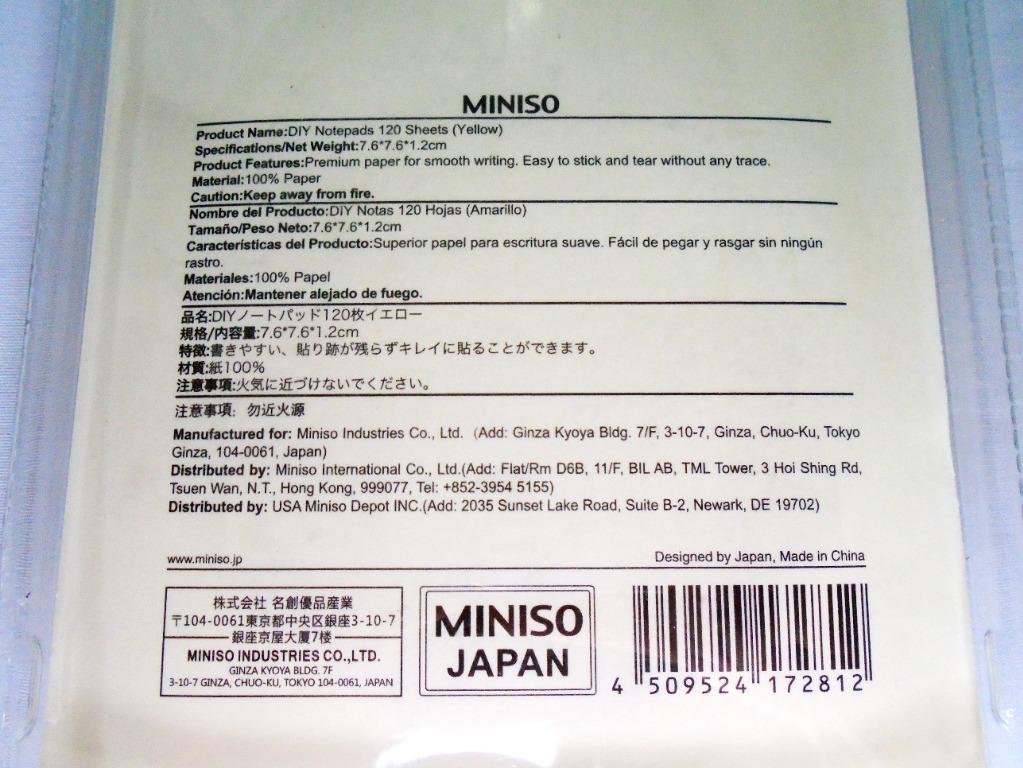 [Miniso] Smiley DIY Notepad, Hobbies & Toys, Stationary & Craft ...