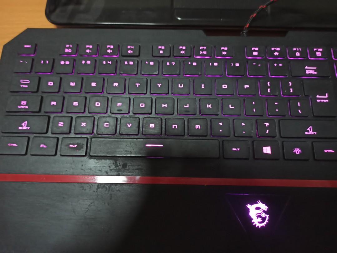 MSI gaming Keyboard (read comments), Computers & Tech, Parts ...