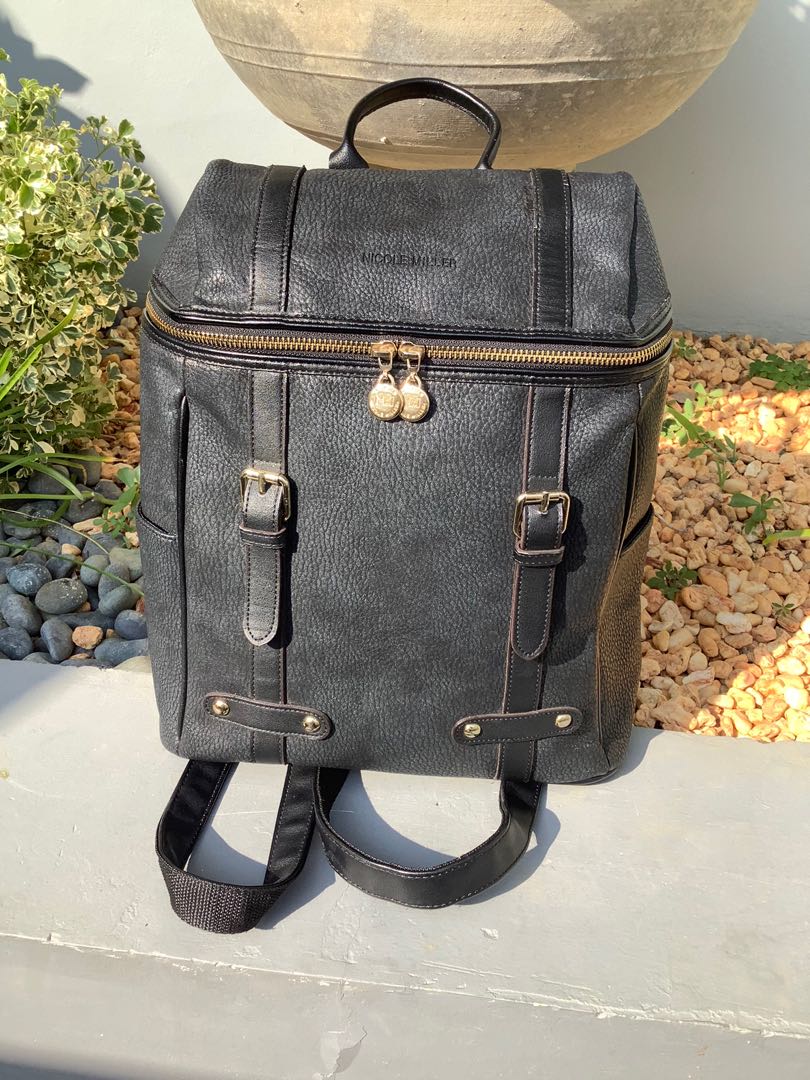 Nicole Miller Backpack, Luxury, Bags & Wallets on Carousell