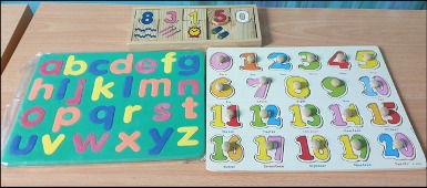number and letter puzzles, Hobbies & Toys, Toys & Games on Carousell