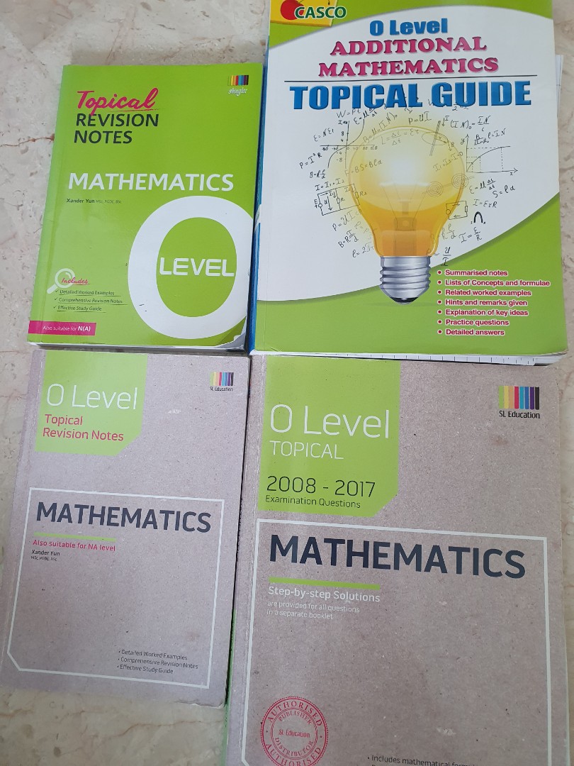O level Math & A Math guide books, Hobbies & Toys, Books & Magazines ...
