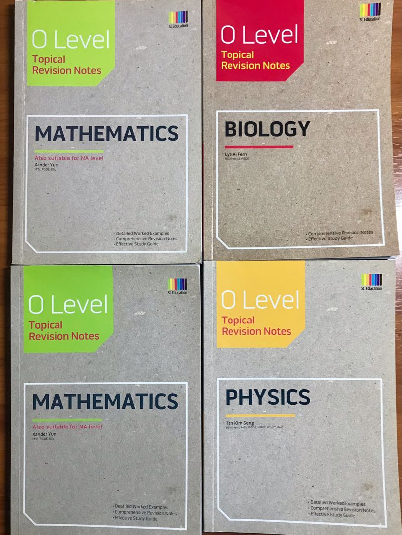 O Level Topical Revision Notes, Hobbies & Toys, Books & Magazines ...