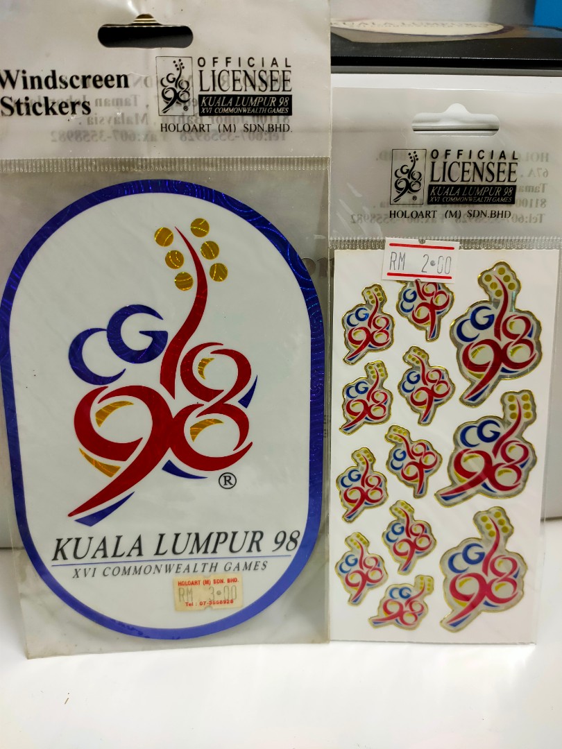 official sticker commonwealth games 98, Hobbies & Toys, Collectibles ...