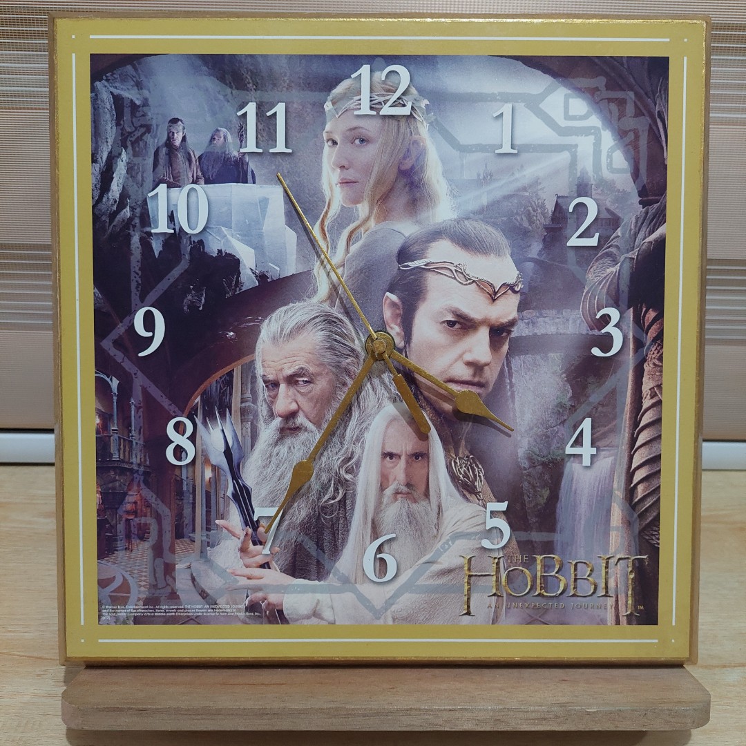 Official The Hobbit An Unexpected Journey The White Council Wall Clock ...