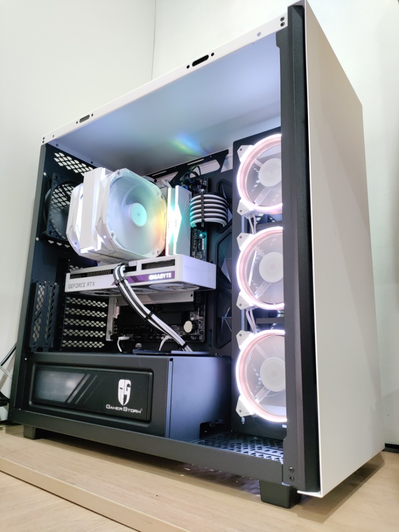 ONE PIECE CLEARANCE GIGABYTE WHITE BUILD. INTEL I5 11400F + RTX 3060 ...