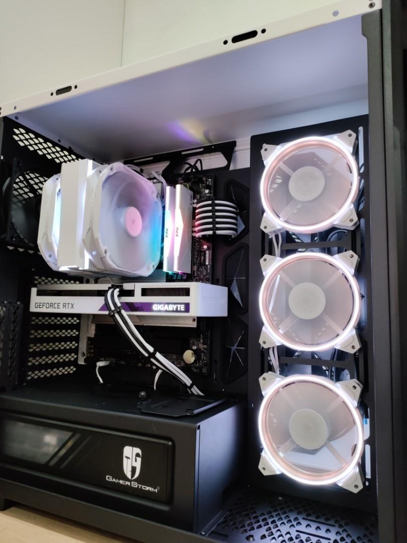 ONE PIECE CLEARANCE GIGABYTE WHITE BUILD. INTEL I5 11400F + RTX 3060 ...
