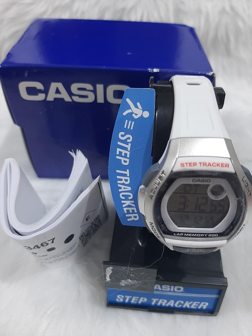 ORIGINAL CASIO DIGITAL WATCH WITH STEP TRACKER, Women's Fashion ...