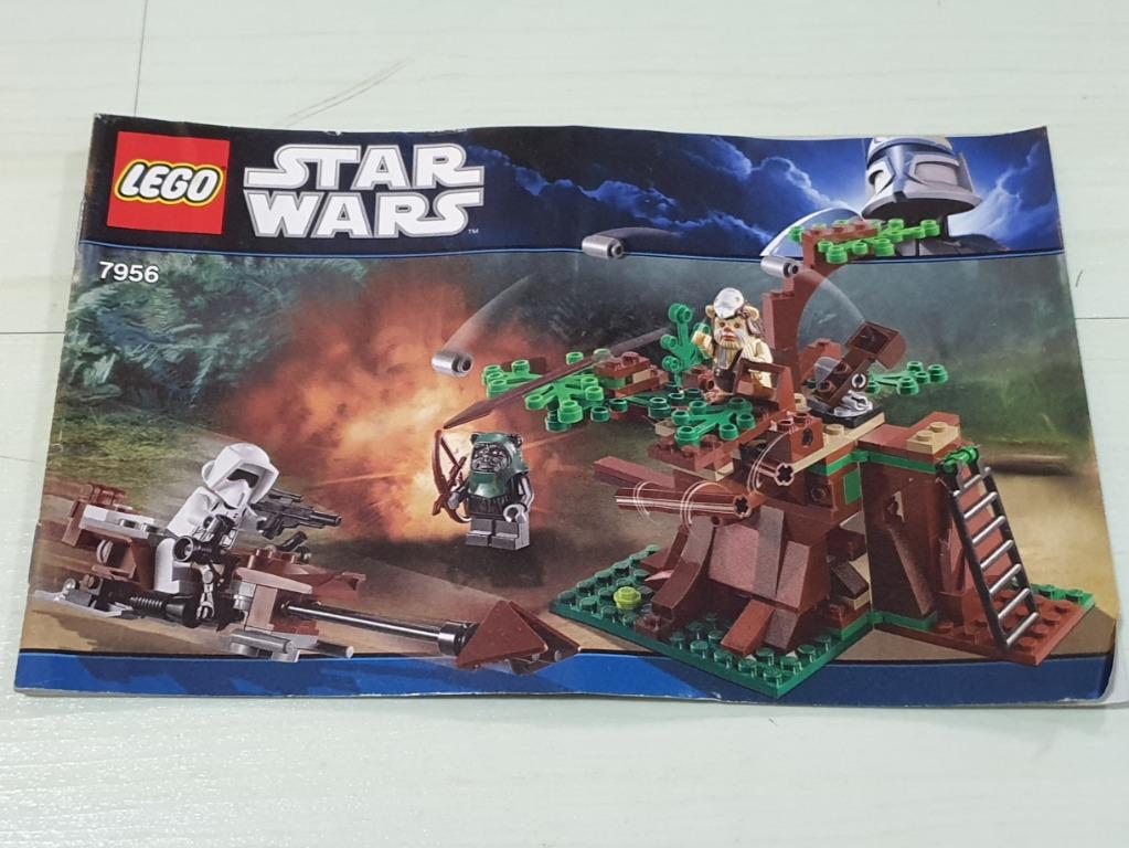 Original Starwars Lego 7956 Ewok Attack, Hobbies & Toys, Toys & Games ...