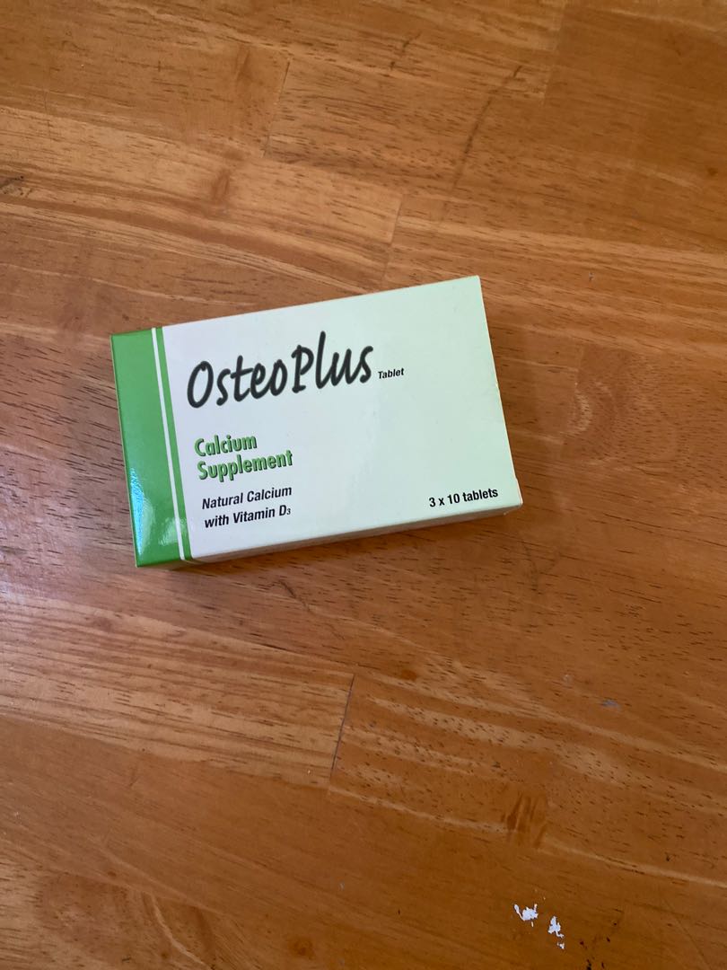 OsteoPlus Calcium Tablets, Health & Nutrition, Health Supplements ...