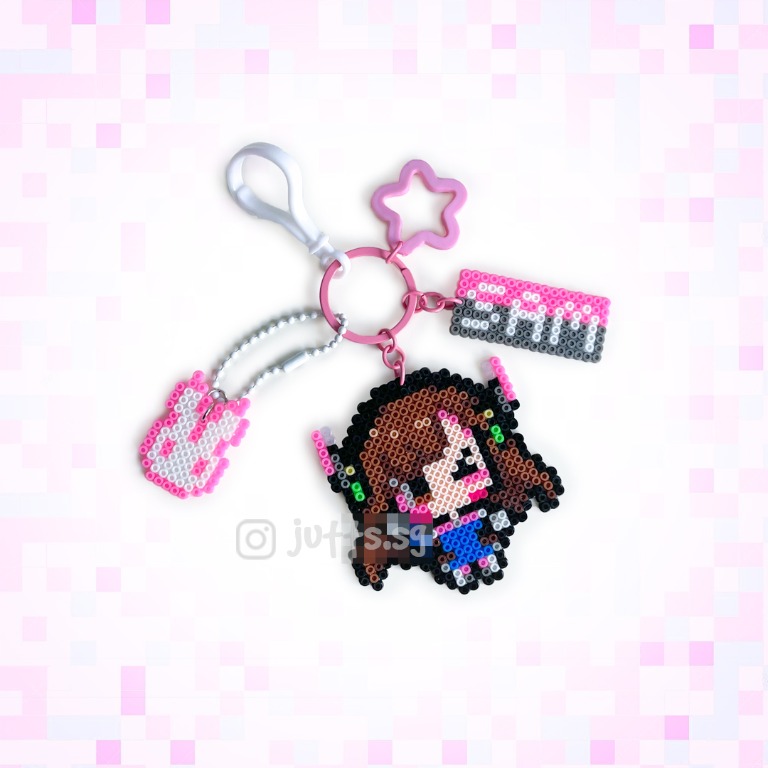 Overwatch Beads Keychain/Phone Charm | D.Va/Ana/Zenyatta/Mercy/Tracer ...