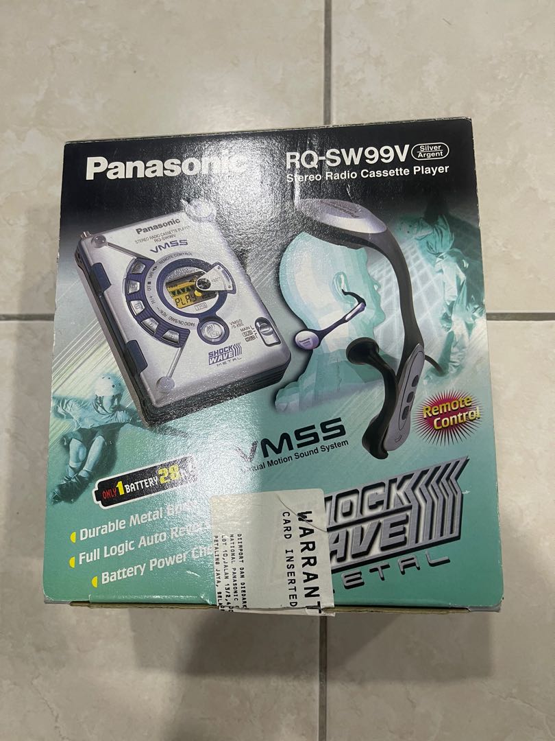 PANASONIC WALKMAN SHOCKWAVE RQ-SW99V, Hobbies & Toys, Collectibles ...