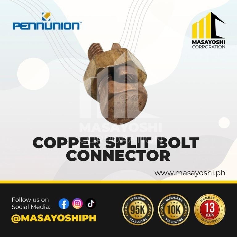 Penn Union Copper Split Bolt Connector 8 Sol. - 4 Sol. | Model# S-4 ...