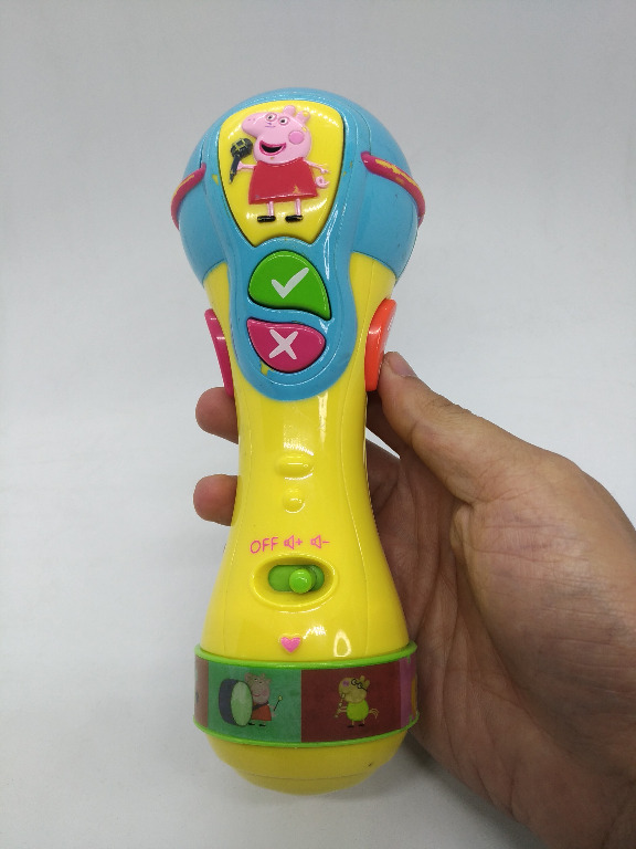 Peppa pig microphone toy, Hobbies & Toys, Toys & Games on Carousell