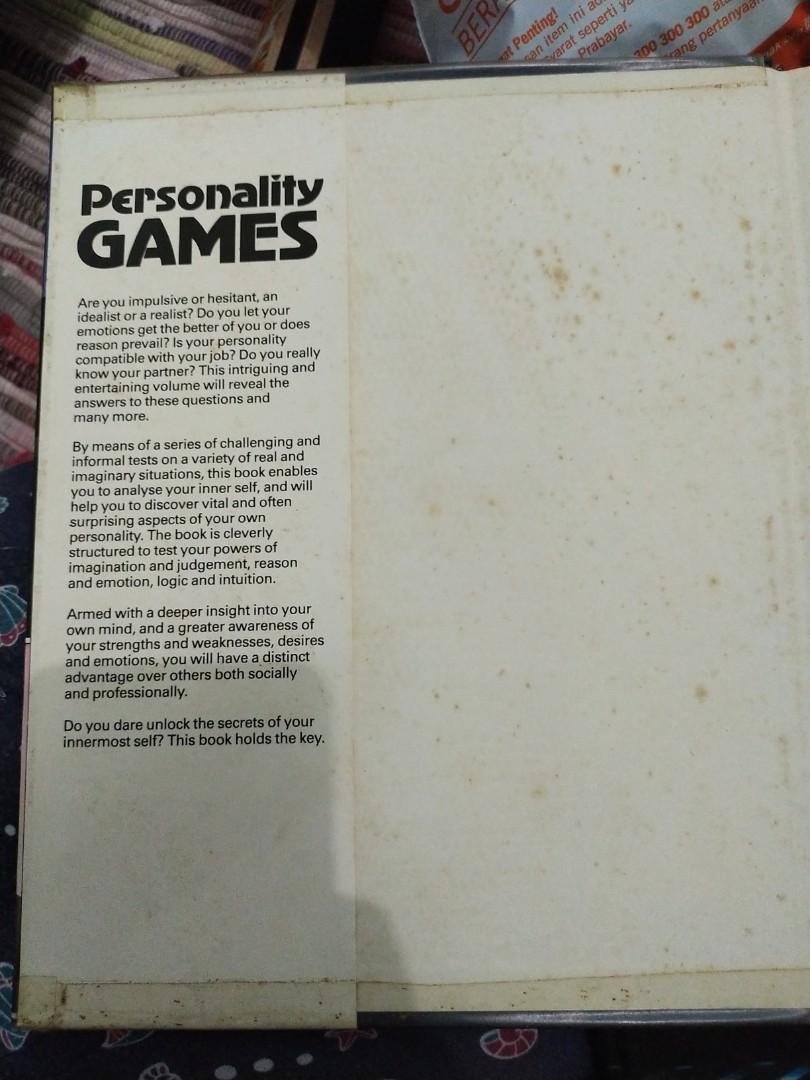 Personality Games : Get To Know The Real You : Pino Gilioli ...