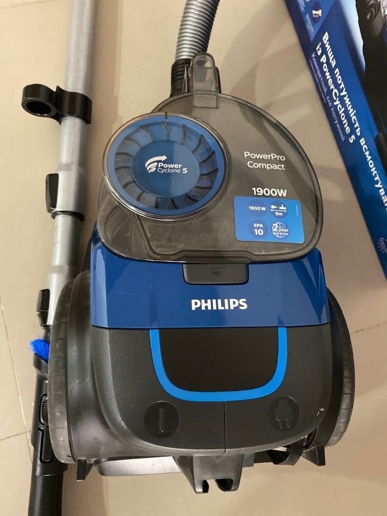 Philips Powerpro Compact Vacuum Cleaner, TV & Home Appliances, Vacuum ...
