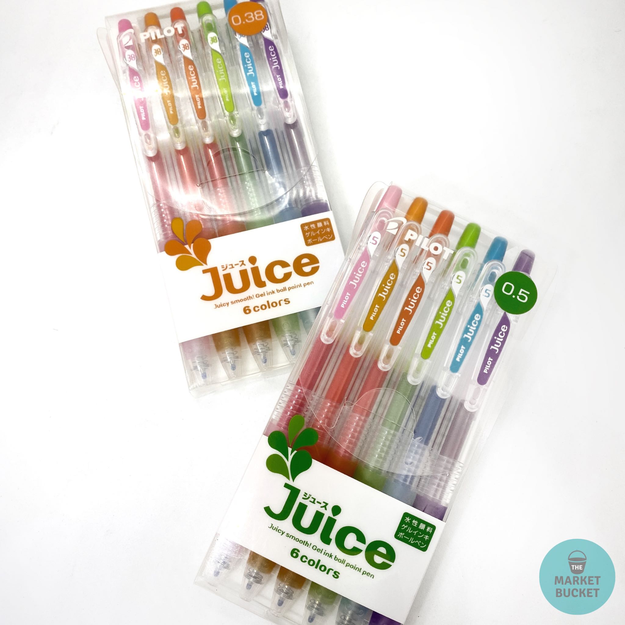 Pilot Juice 0.38/0.5mm Gel Pen Set (6 Colors), Hobbies & Toys, Stationary & Craft, Craft ...