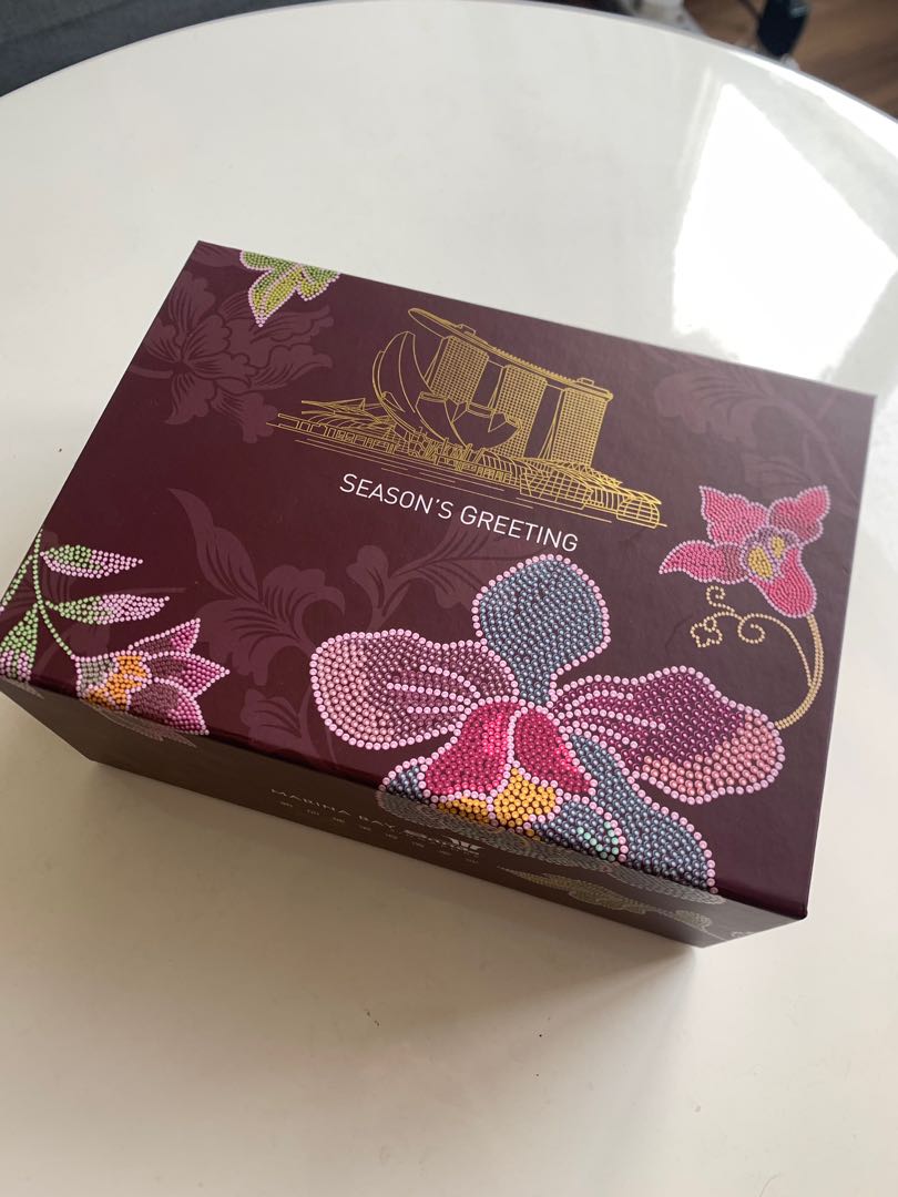 Pretty Storage Box with orchid pattern, Furniture & Home Living, Home ...