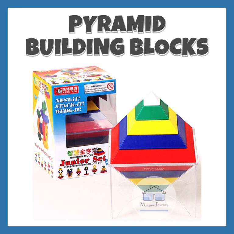 Pyramid Building Blocks (Children Educational Stacking Toy Creative ...