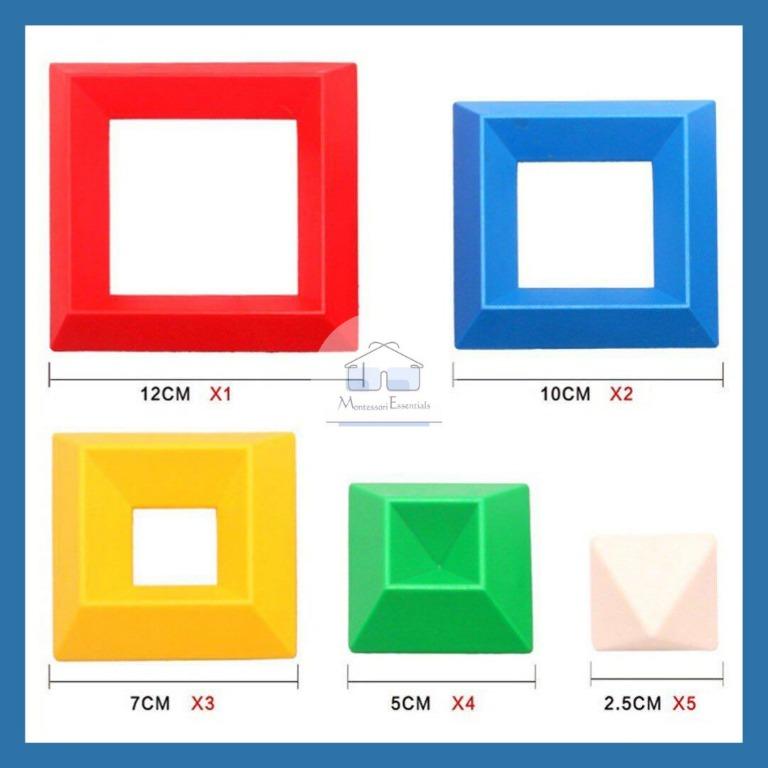 Pyramid Building Blocks (Children Educational Stacking Toy Creative ...