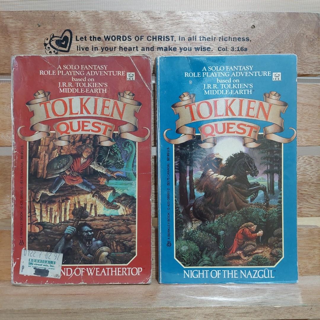 Rare and Vintage SET Tolkien Quest : Middle Earth Role Playing Game RPG ...