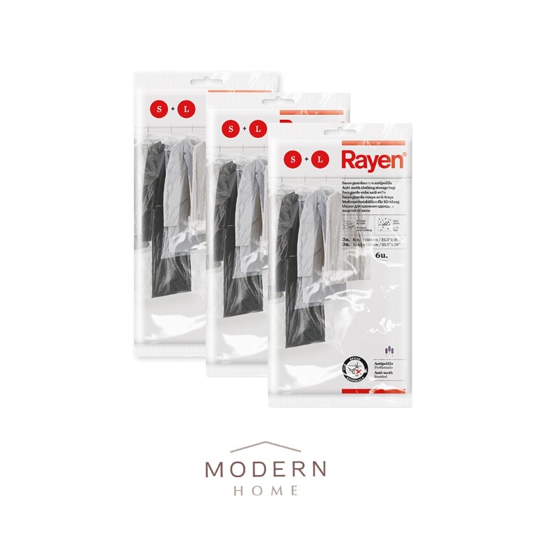 Rayen Translucent OverCoat Garment Covers Prevents Moths & Dust (18 in ...