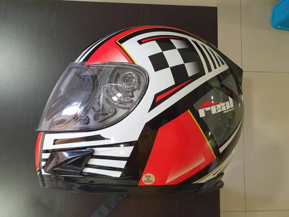 Real Helmet Fullface, Motorbikes on Carousell