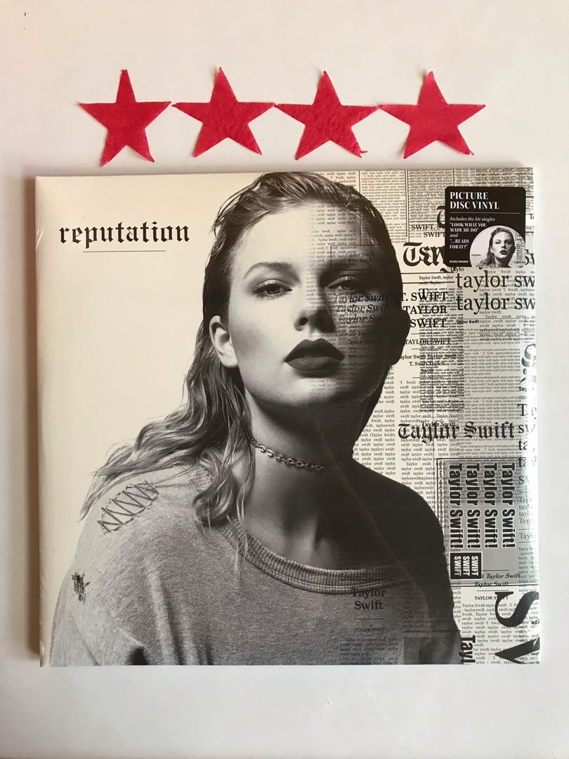 [PRE-ORDER] Reputation Picture Disk Vinyl - Taylor Swift, Hobbies ...