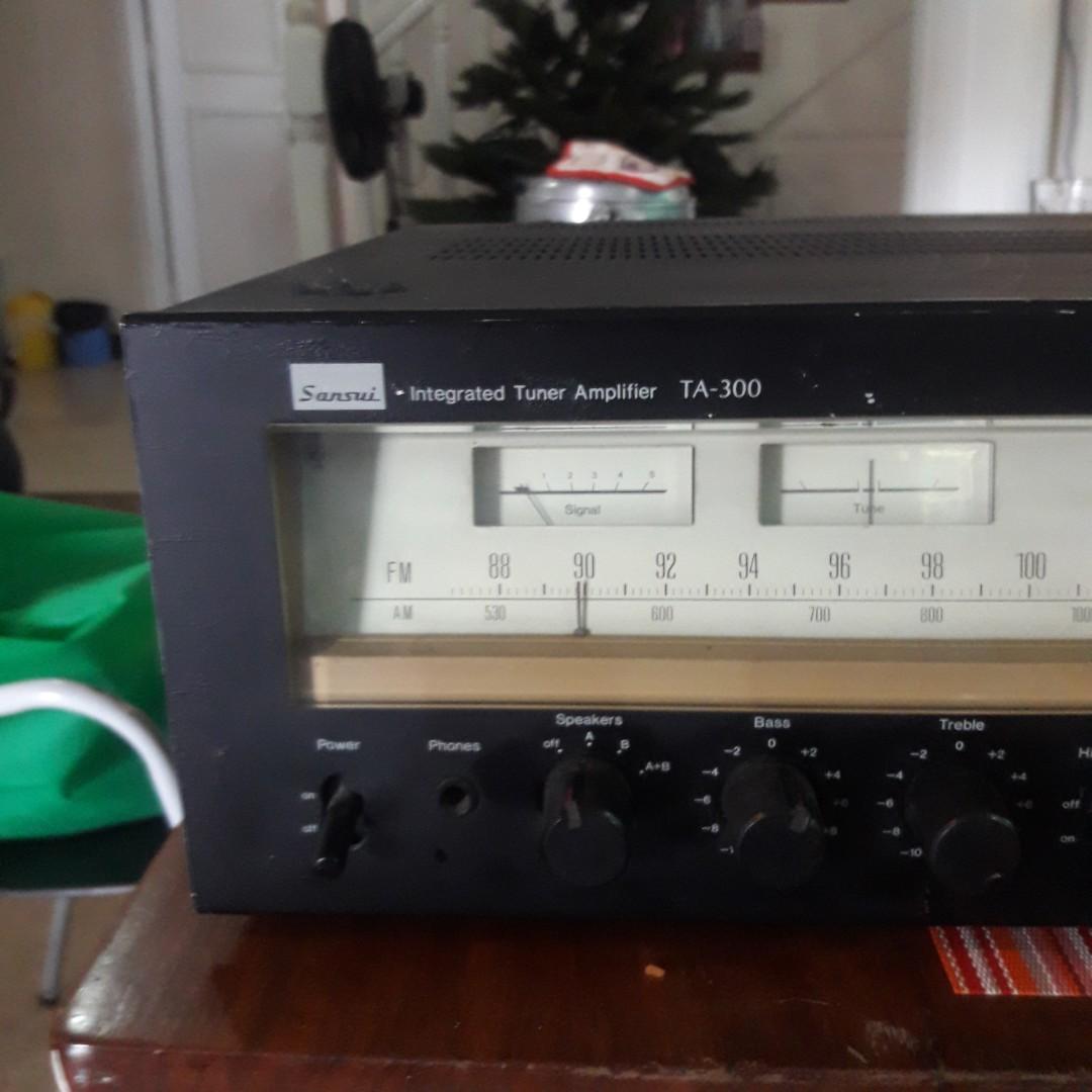 SANSUI TA-300 Integrated Tuner Amplifier, Audio, Soundbars, Speakers ...