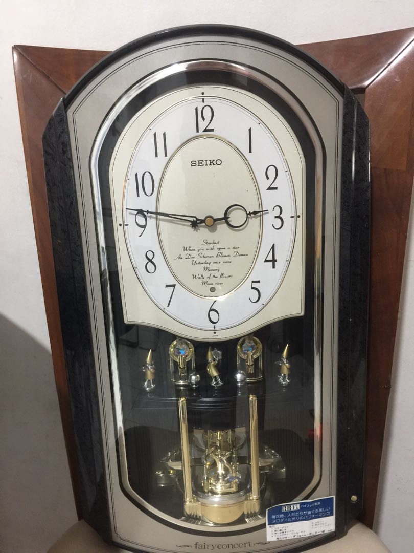 seiko wall clock, Furniture & Home Living, Home Decor, Clocks on Carousell
