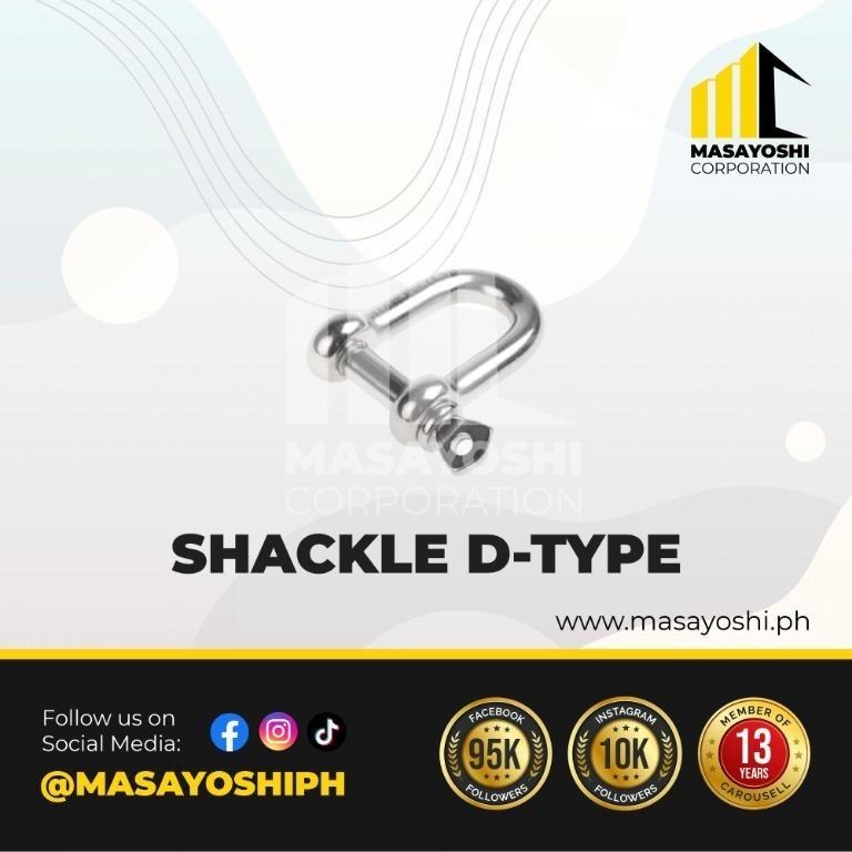 Shackle D- Type 14mm | Bolt Type Anchor | Hook | Lifting | Lifting ...
