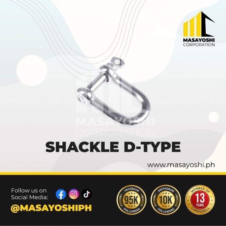 Shackle D- Type 18mm| Bolt Type Anchor | Hook | Lifting | Heavy Duty ...
