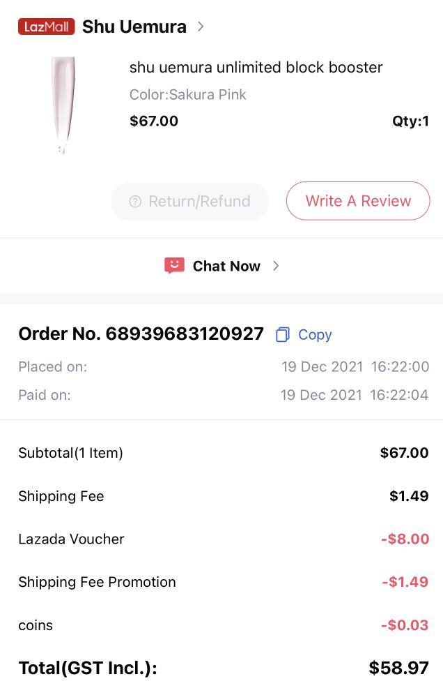 SHU UEMURA - Unlimited Block Booster Hydrating Primer, Beauty ...